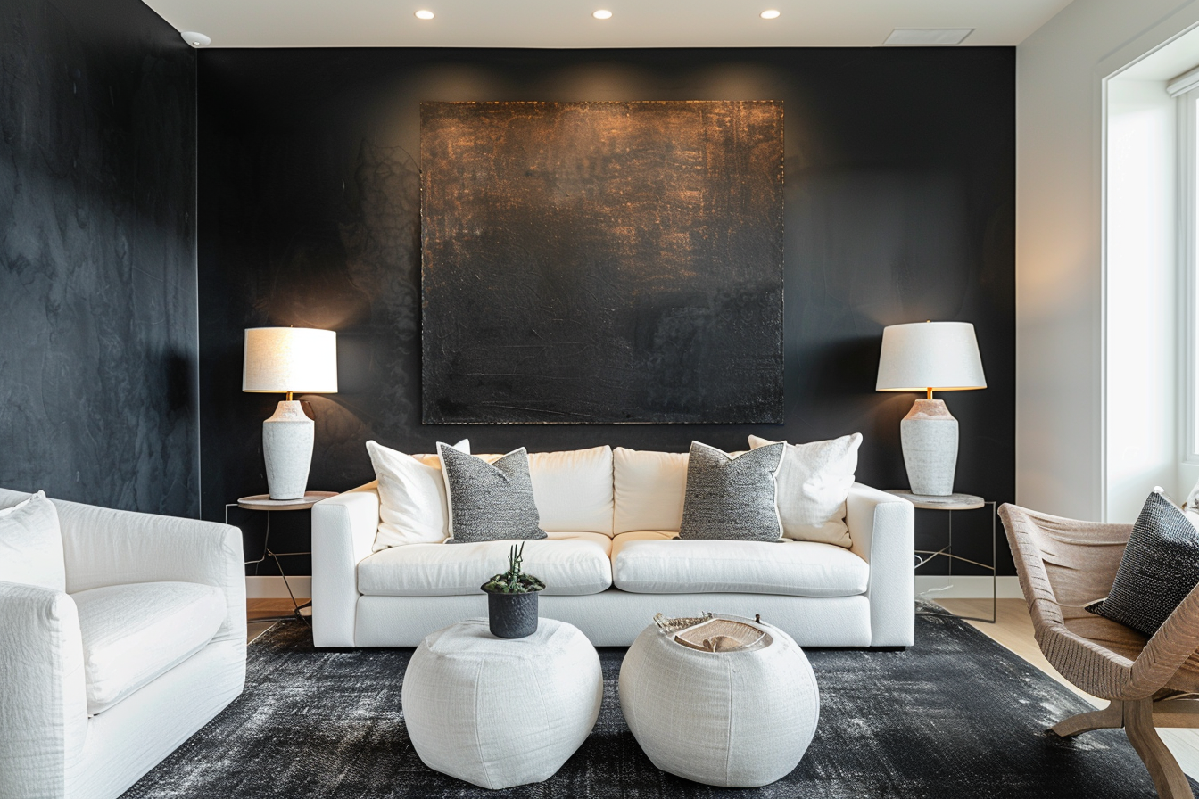 Transform Your Space with 15 Stunning Black Accent Walls - Planted Shack
