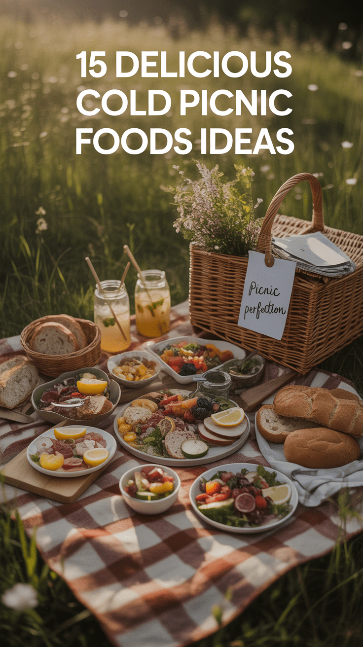 15 Delicious Cold Picnic Foods Ideas - Planted Shack